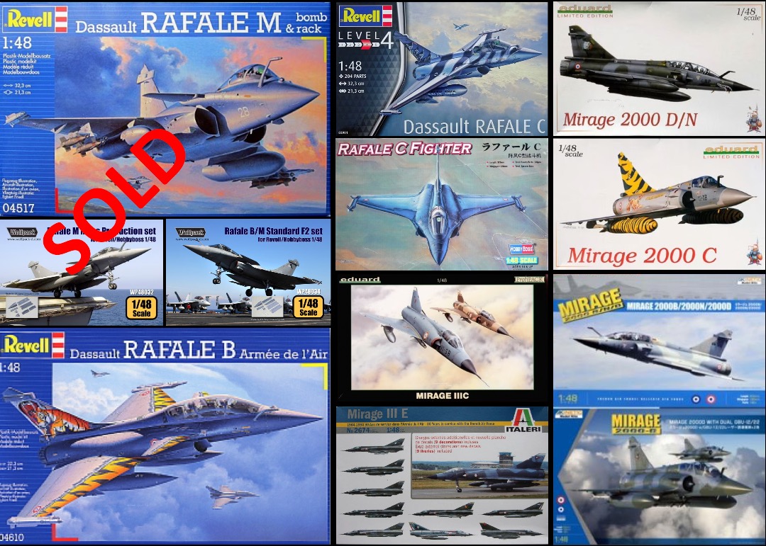 French Armée de l'Air Collection - Revell, Hobby Boss 1/48 Dassault ...