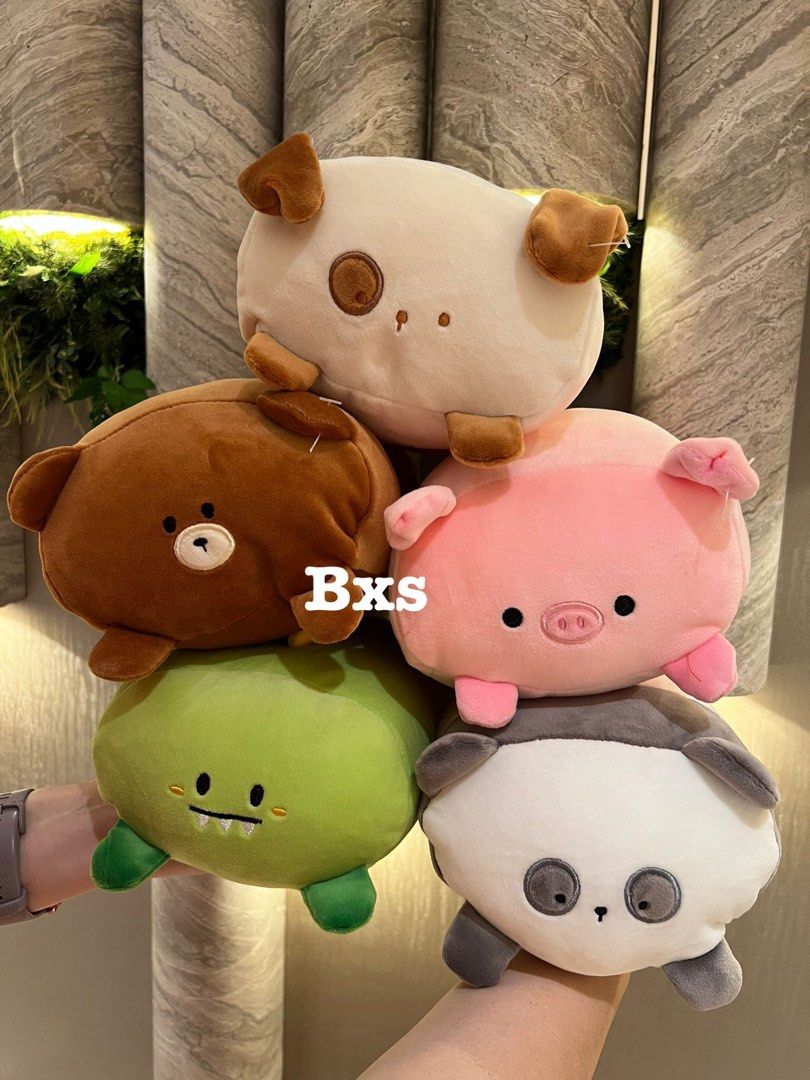 Fun claw super soft squishy cuddle mascot flat lying laying soft toy ...