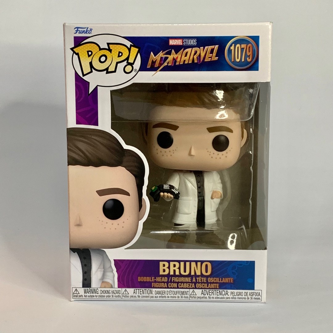 Funko Pop! Bruno 1079 - Ms. Marvel Series with Free Pop Protector ...