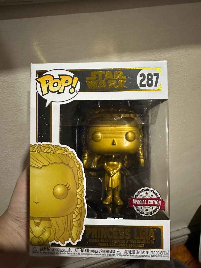 Funko Pop Star Wars Princess Leia (287) (Special Edition), Hobbies ...