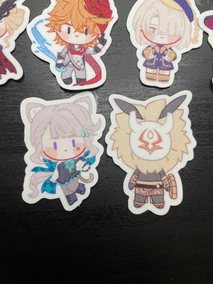 Genshin Impact Stickers! (Part 1!), Hobbies & Toys, Stationery & Craft ...