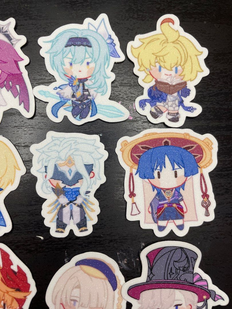 Genshin Impact Stickers! (Part 1!), Hobbies & Toys, Stationery & Craft ...