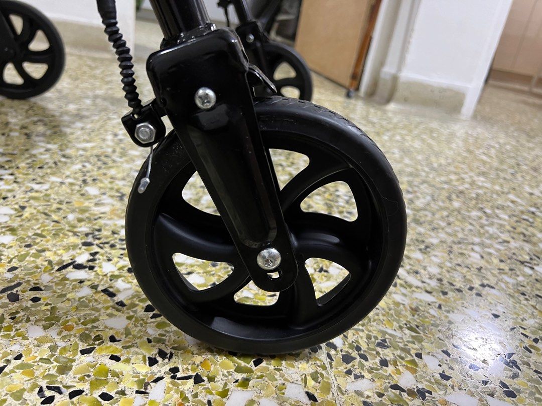 Geriatric Foldable Walker Wheelchair for Elderly, Health & Nutrition ...