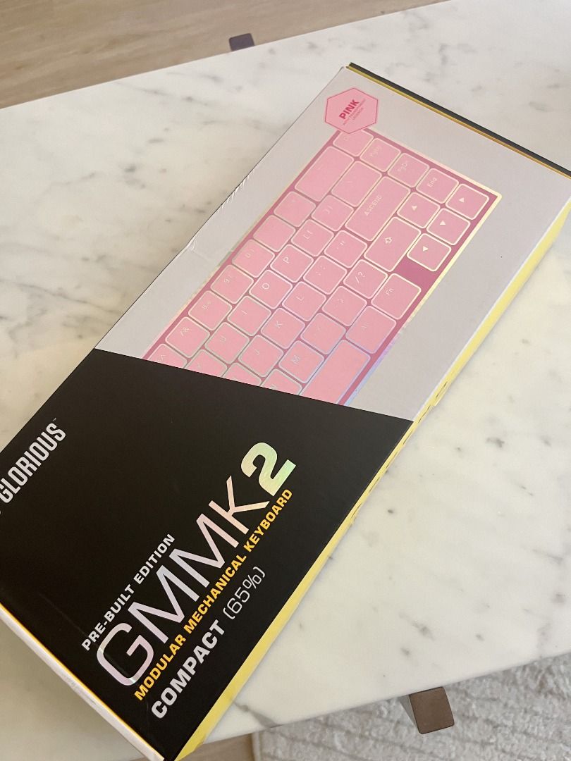 GMMK2 GLORIOUS MODULAR MECHANICAL KEYBOARD 2 (PINK), Computers & Tech ...