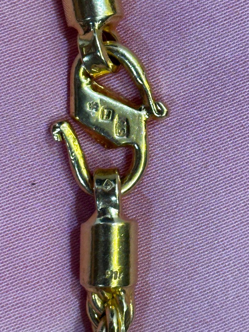 Gold Rope Chain 916, Luxury, Accessories on Carousell