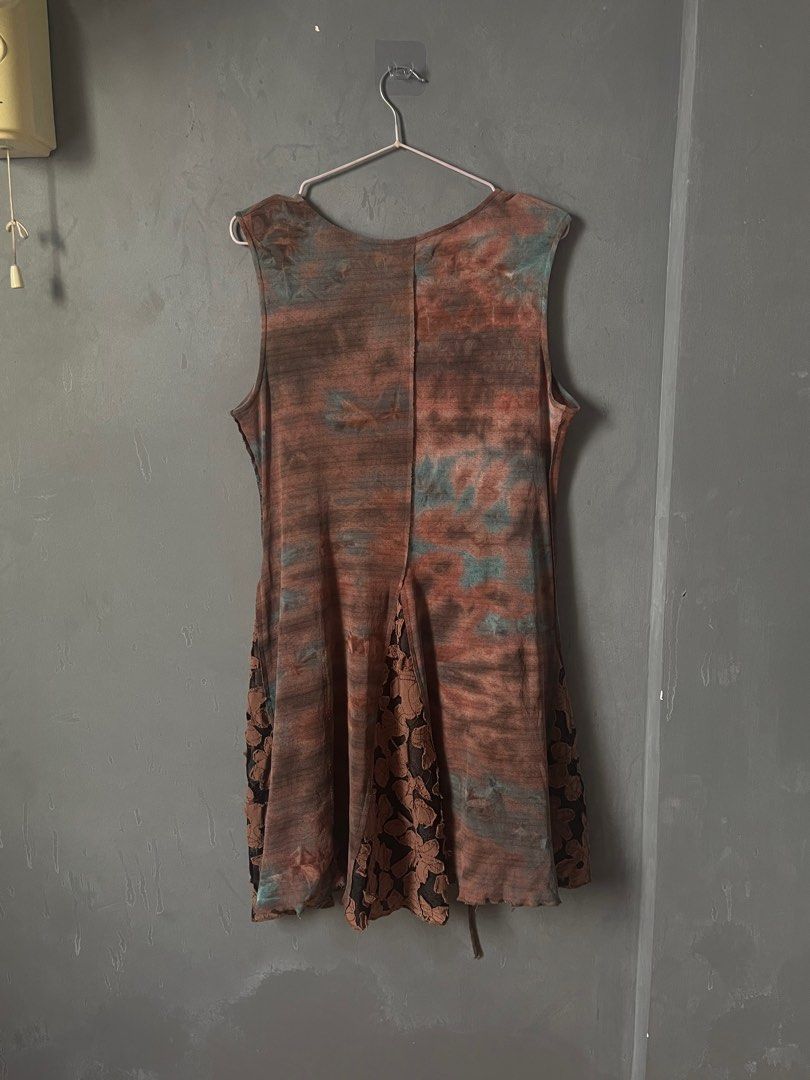 Goth Alt Hippie Gypsy Boho Dark Fairycore Dress, Women's Fashion ...