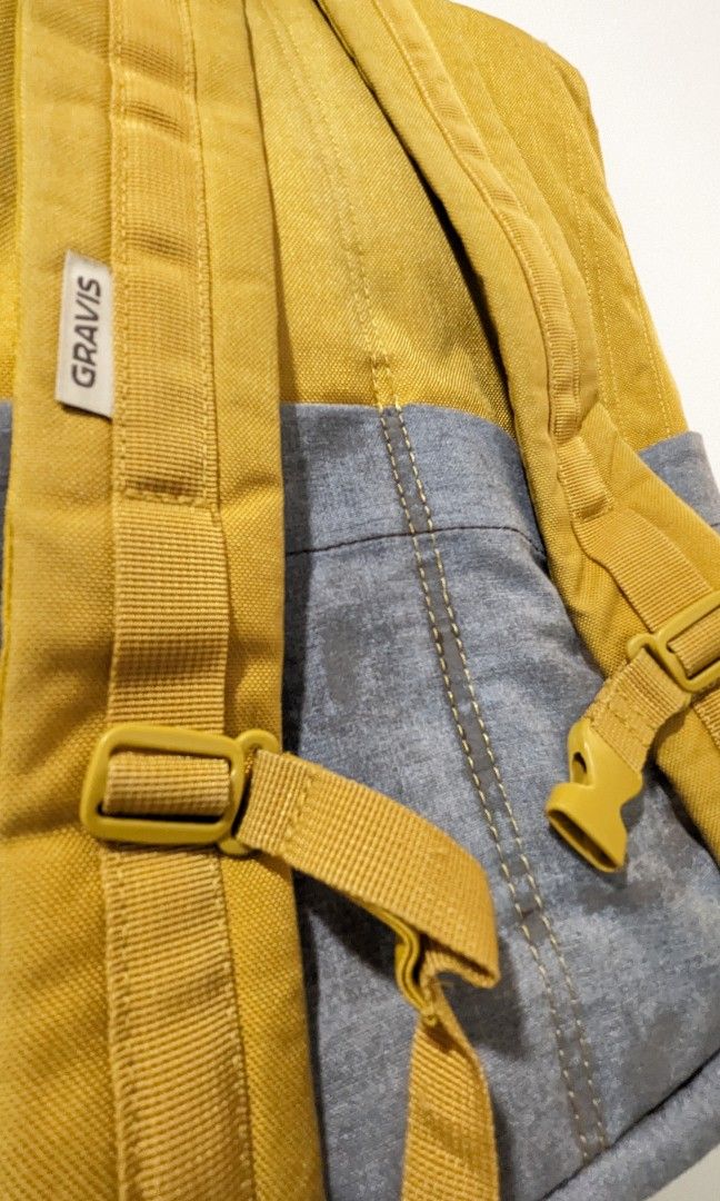 Gravis Yellow Backpack, Men's Fashion, Bags, Backpacks on Carousell