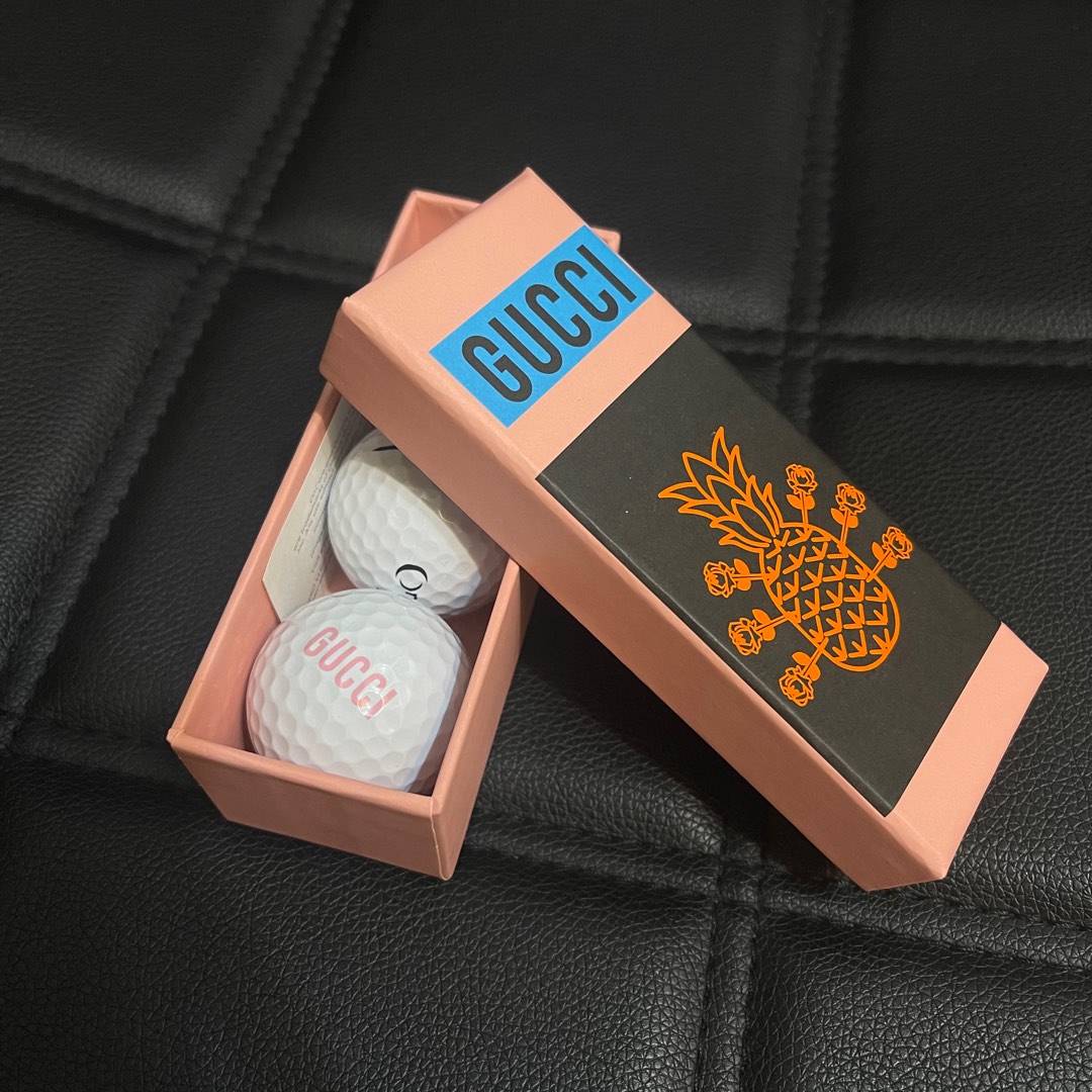 GUCCI Golf ball 2022 高爾夫球 VIP 收藏, 體育器材, 運動與比賽用品, 高爾夫球在旋轉拍賣
