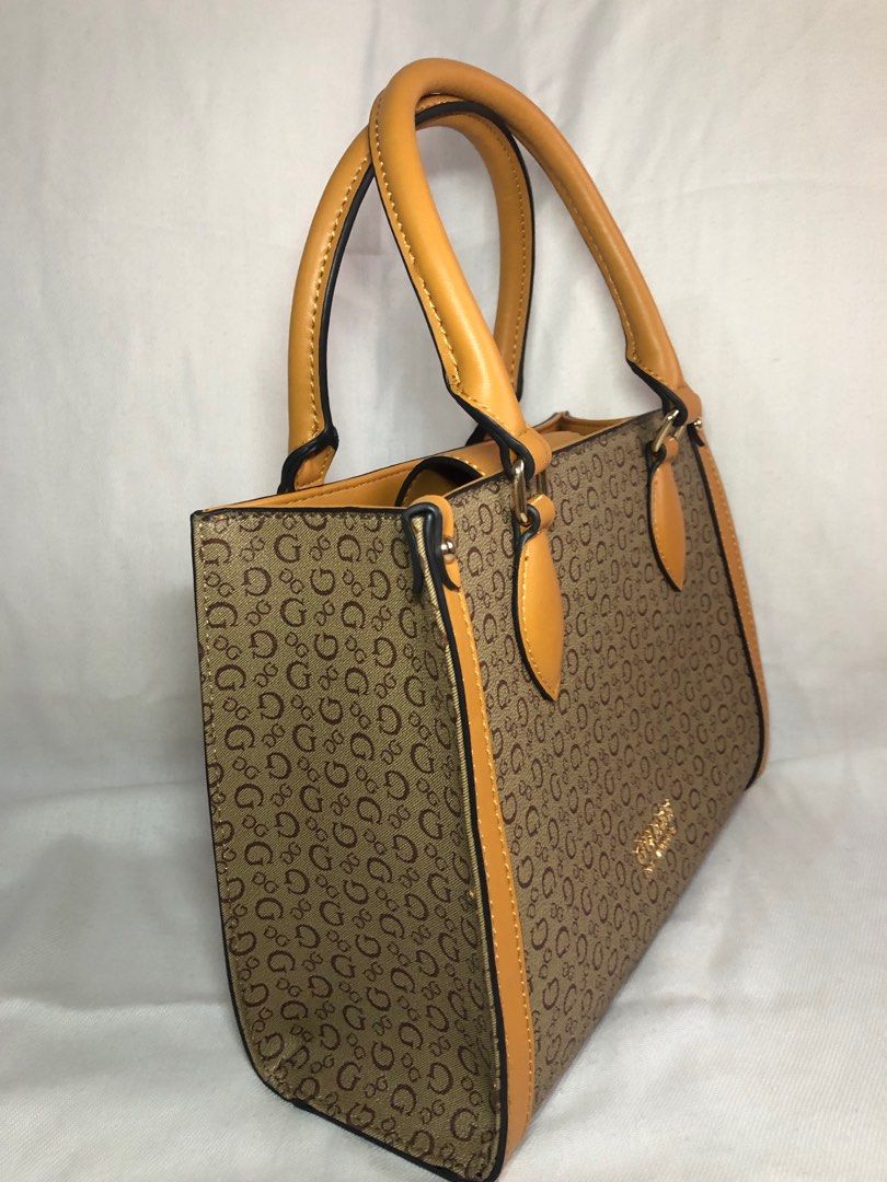 Guess book tote medium crossbody satchel sling bag, Women's Fashion ...