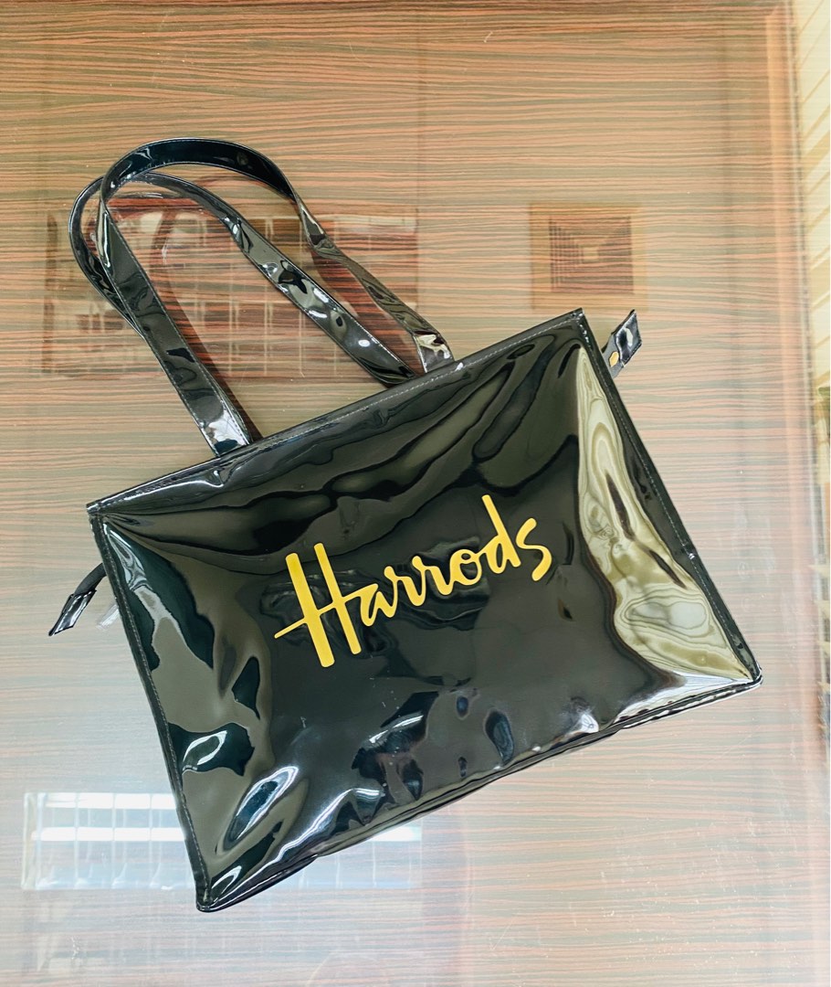 Harrods London Authentic NEW Logo Tote Bag, Women's Fashion, Bags ...