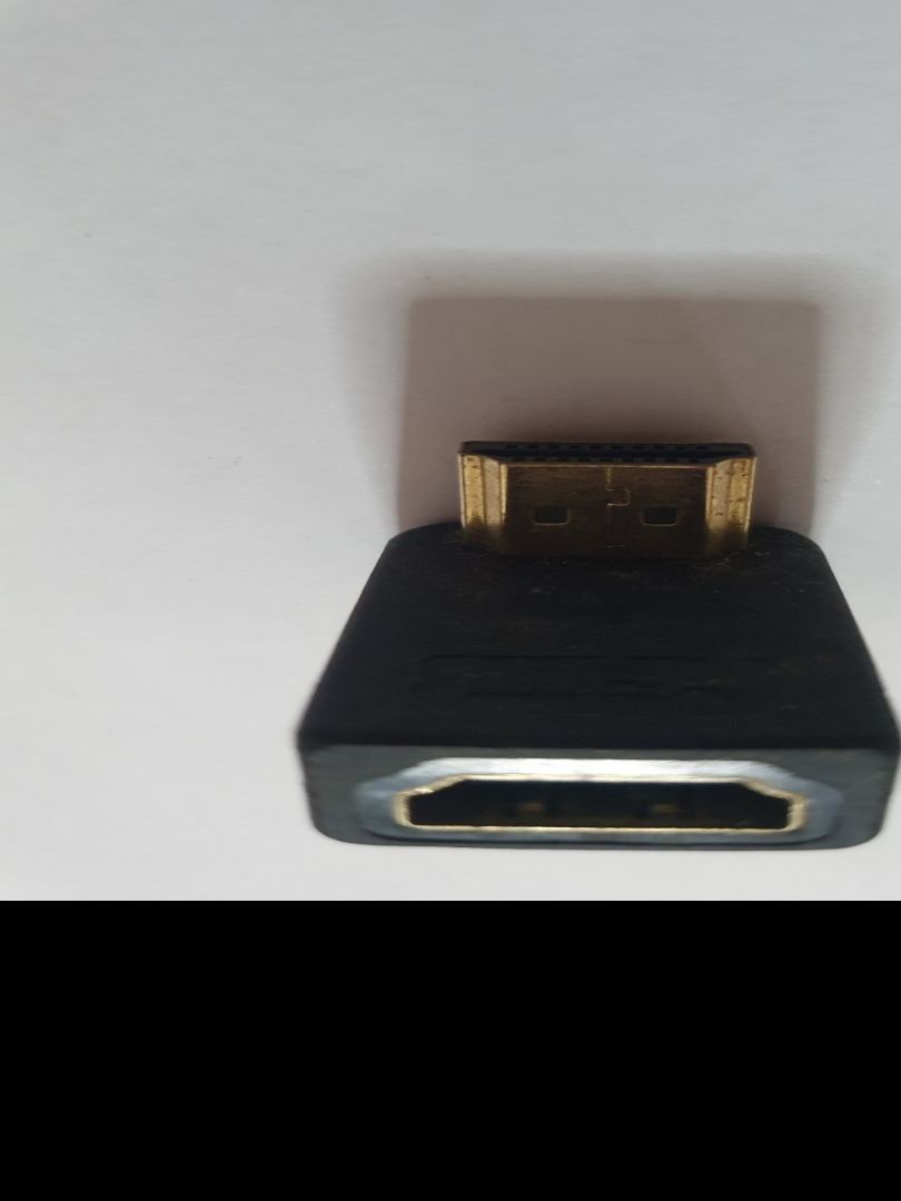 HDMI port 90 degree turn adaptor / adapter, Computers & Tech, Parts ...