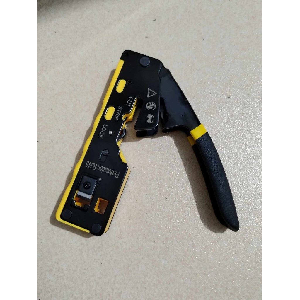 Heavy Duty Crimper Crimping Tool For Passthrough Passthrough Rj45/Rj11 ...