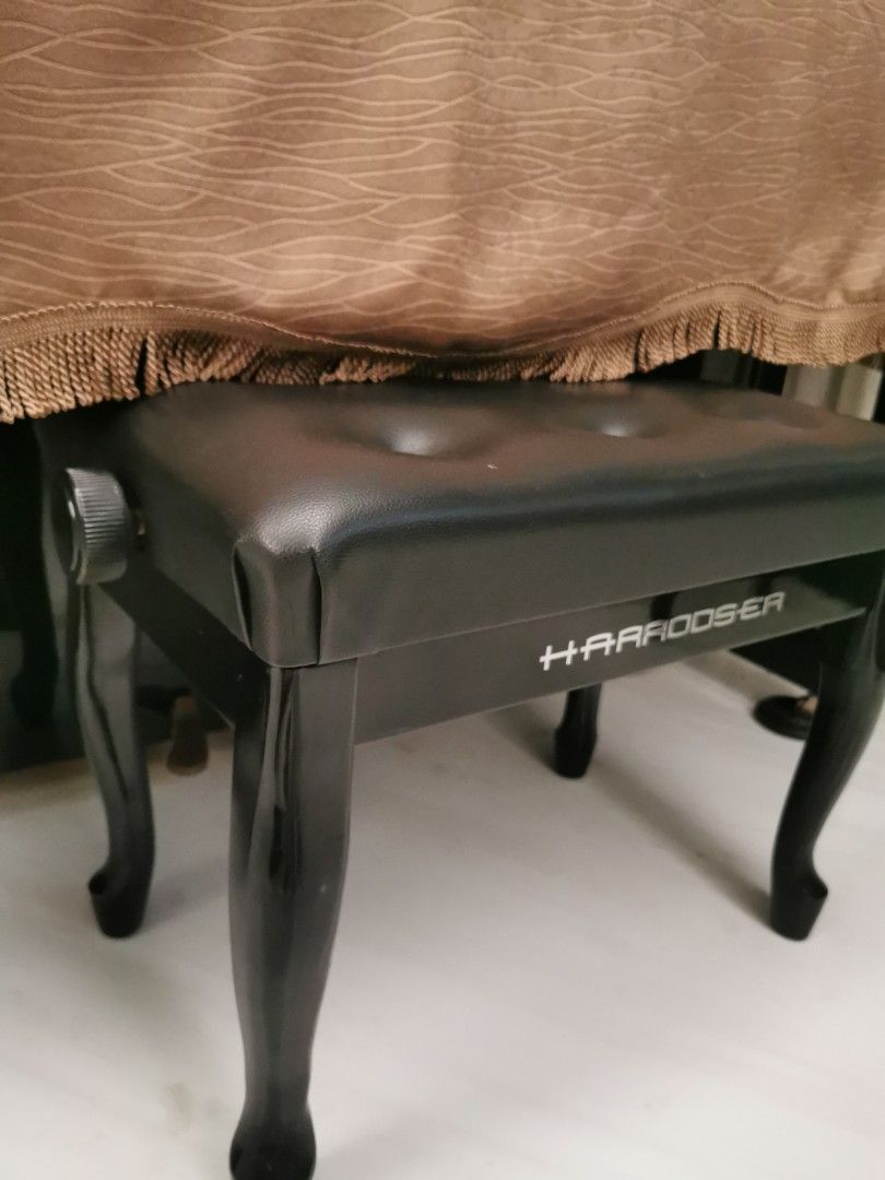 Height Adjustable Piano bench, Furniture & Home Living, Furniture ...