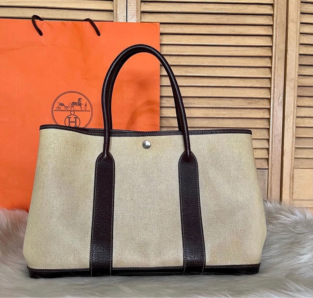 Hermes GPT 36 in Beige, Luxury, Bags & Wallets on Carousell