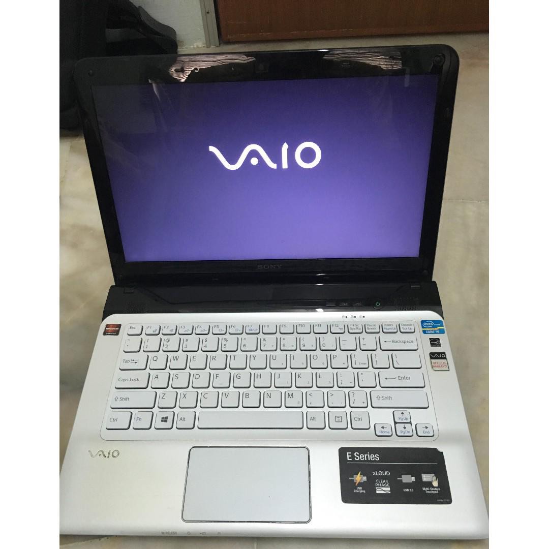 High spec laptop sony vaio intel i7 8gb ram windows 10 pro, Computers ...