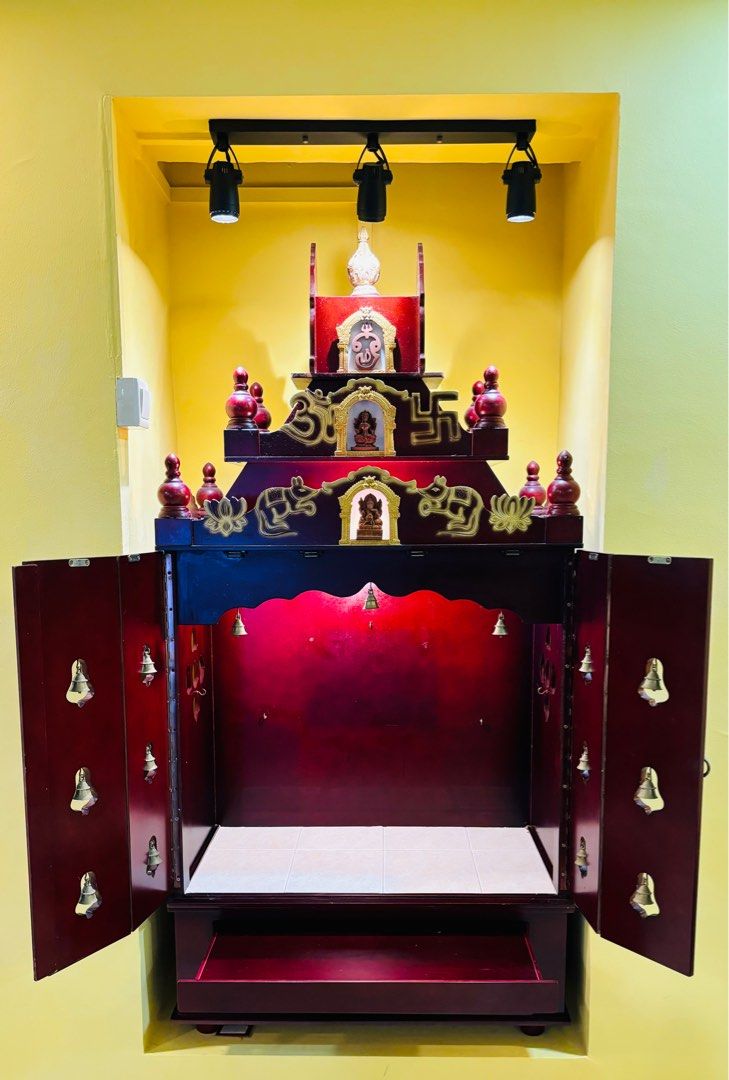 Hindu Prayer Altar, Furniture & Home Living, Furniture, Tables & Sets ...