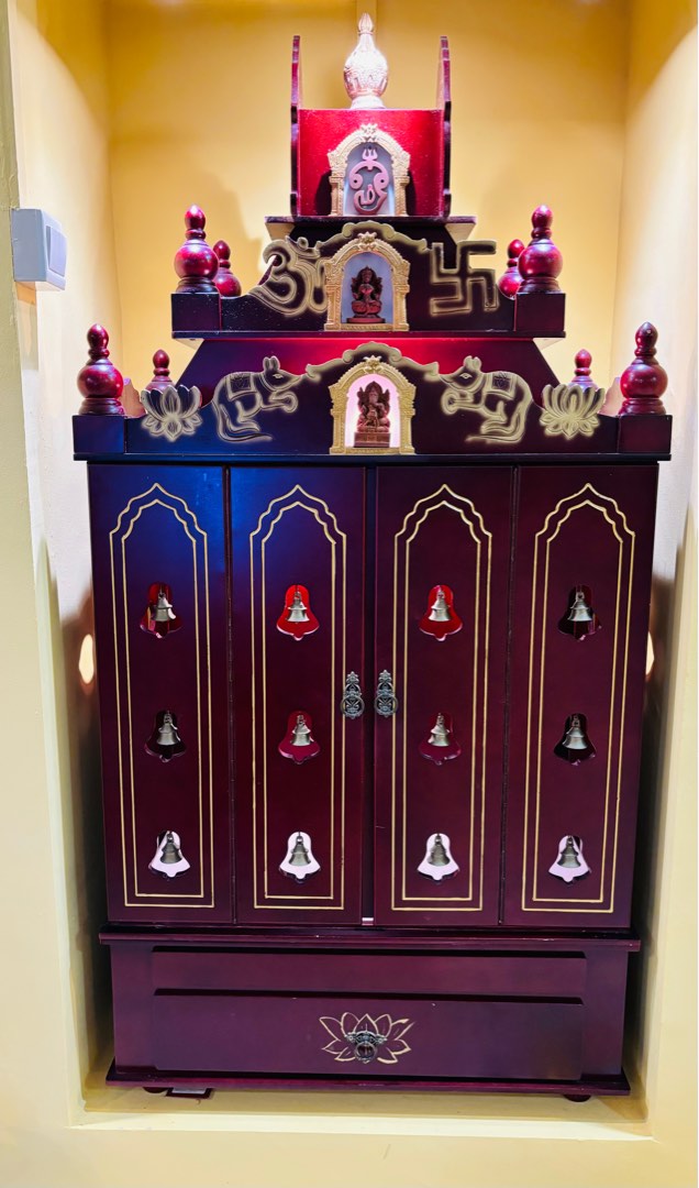 Hindu Prayer Altar, Furniture & Home Living, Furniture, Tables & Sets ...