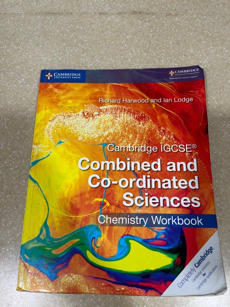 IGCSE Cambridge Coordinated Science Chemistry Workbook, Hobbies & Toys ... IGCSE Cambridge Coordinated Science Chemistry Workbook, Hobbies & Toys ...