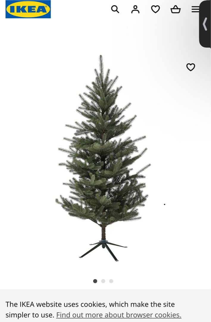 Ikea Christmas tree (used last year), Furniture & Home Living, Home ...