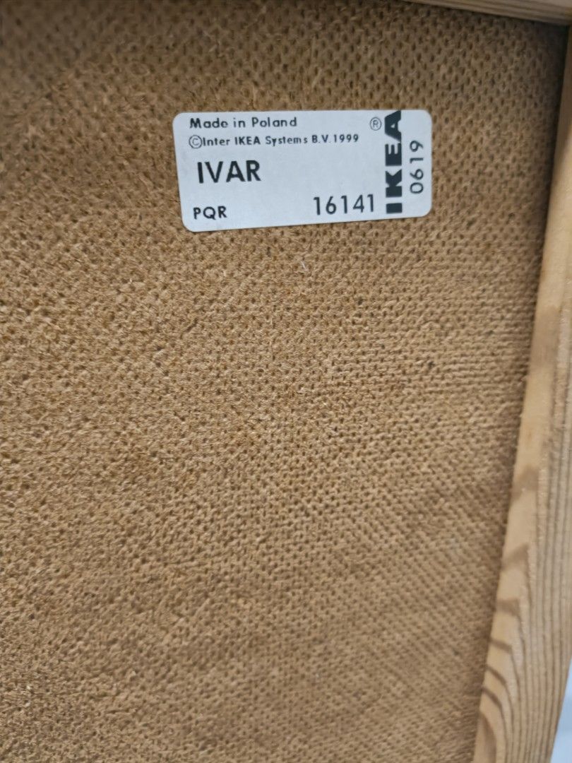 Ikea moveable solid wood cabinet, Furniture & Home Living, Furniture ...