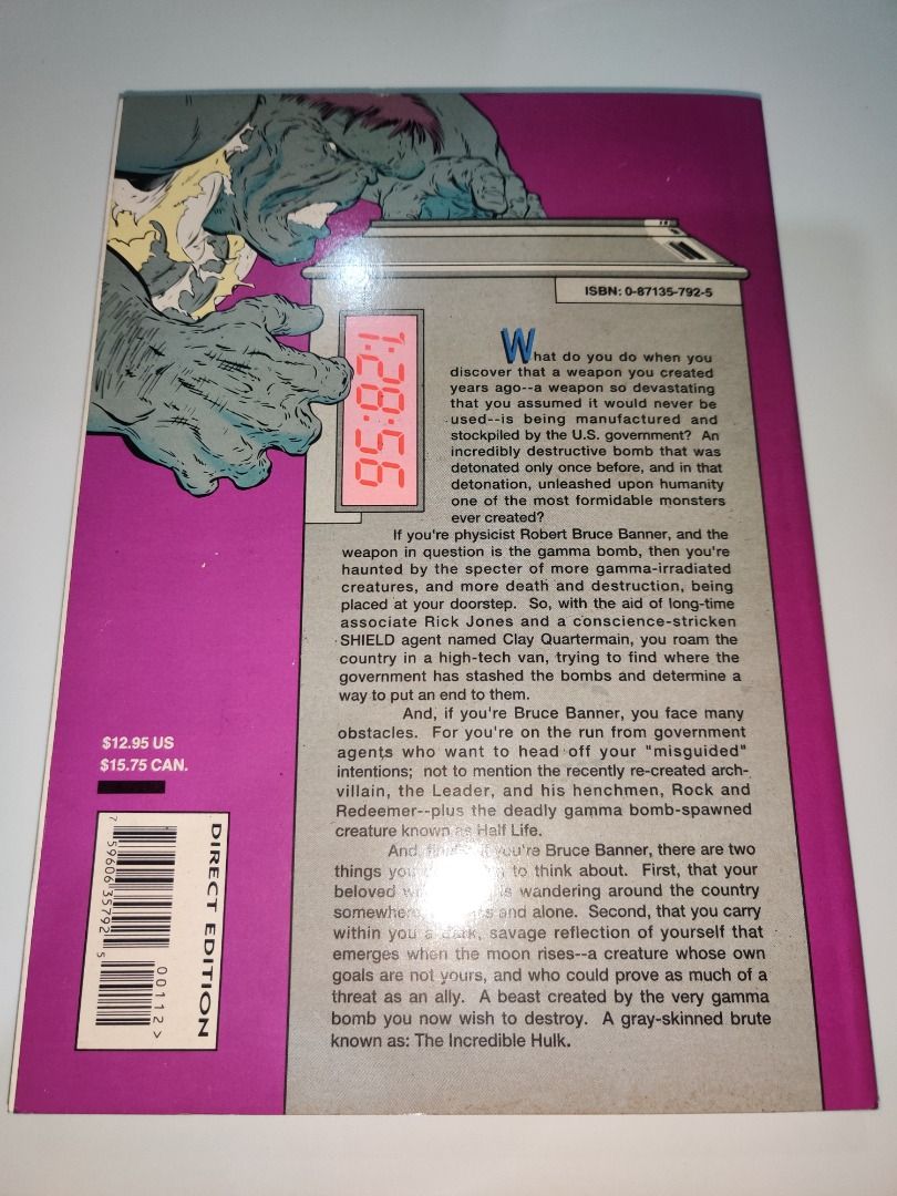 Incredible Hulk Ground Zero, Hobbies & Toys, Books & Magazines, Comics ...