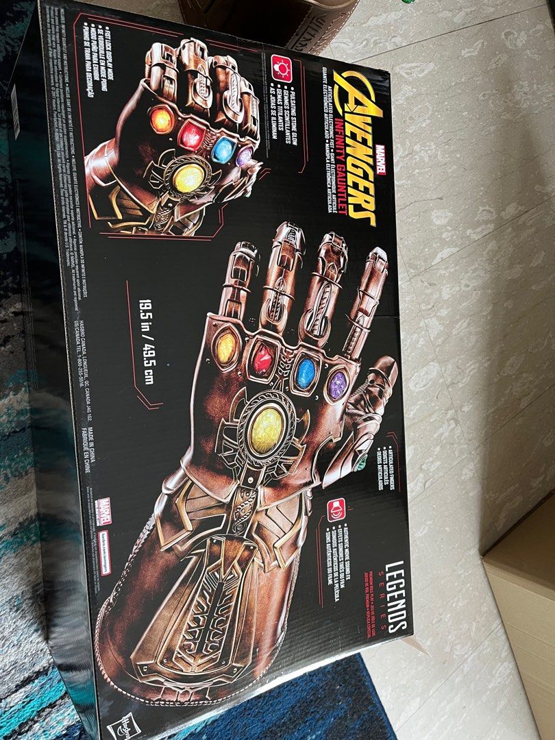 Infinity Gauntlet- life size , with sounds and lights, Hobbies & Toys ...