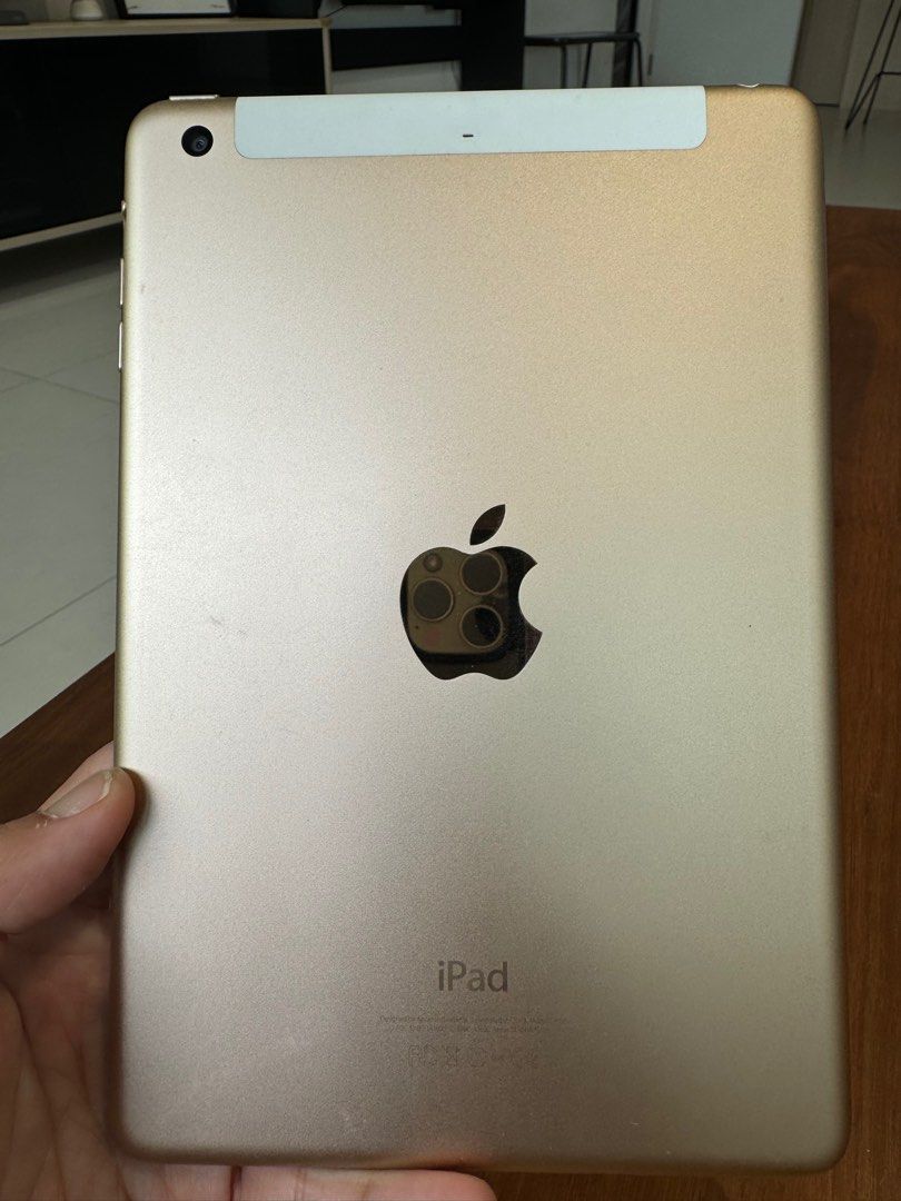 iPad Mini 3 (WiFi + Cellular) Gold 64GB, Mobile Phones & Gadgets, Tablets, iPad on Carousell