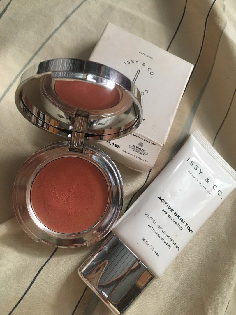 Issy & Co Active skin Tint and Creme Cheek Blush, Beauty & Personal ...
