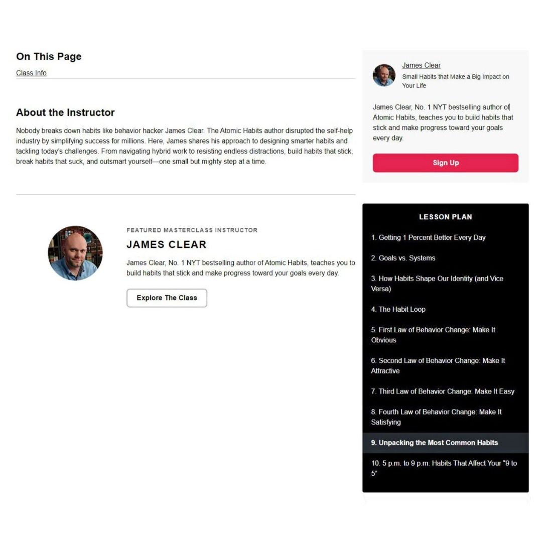 James Clear - The Habits Super Bundle Course. The Best Companion Guide ...