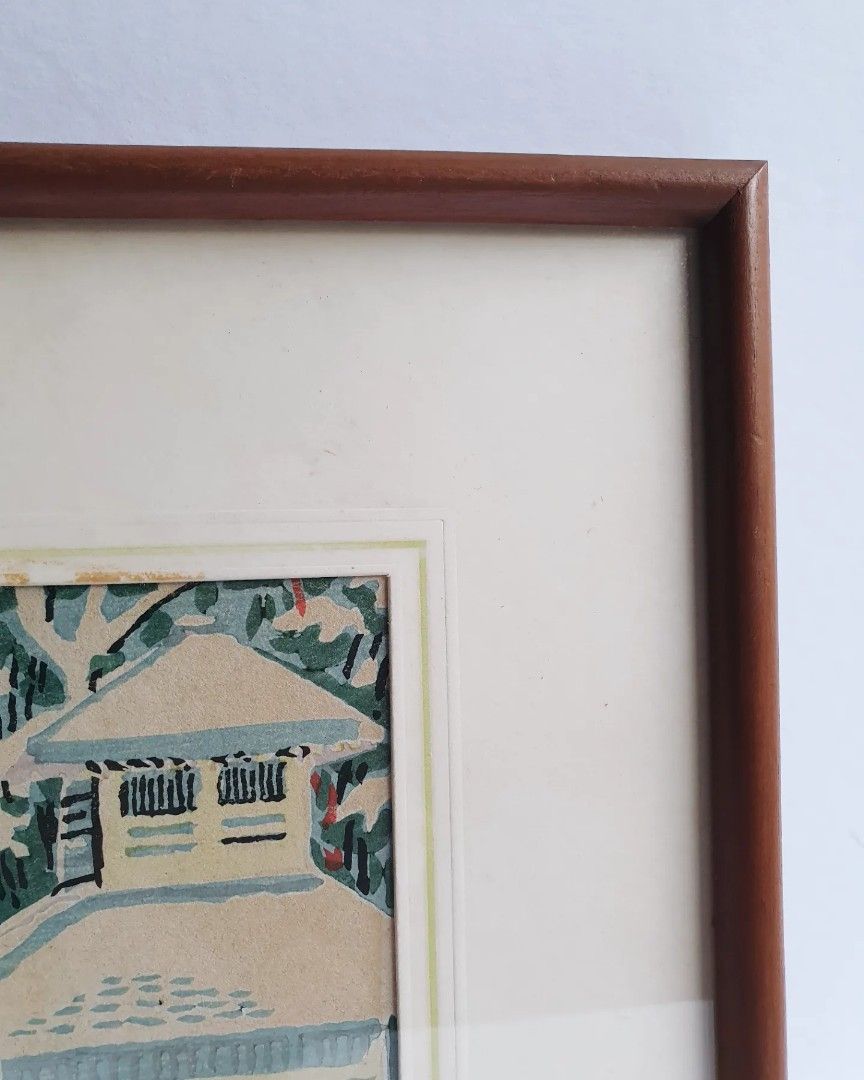 Japanese,Wooden Frame,old post card, Furniture & Home Living, Home ...