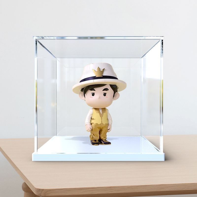 Jay Chou Time Traveler Figure Display in Transparent Box 15x15x15cm ...