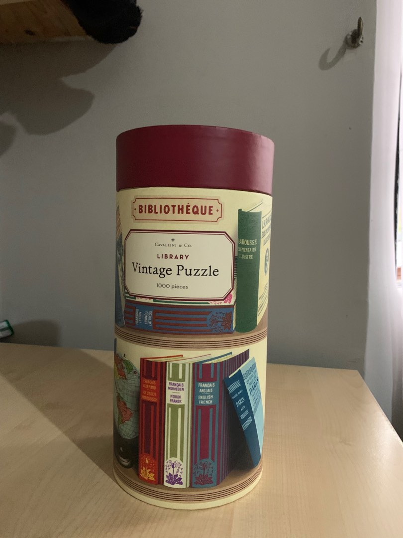 Cavallini & Co. Jigsaw Puzzle Library Book, Hobbies & Toys, Toys ...