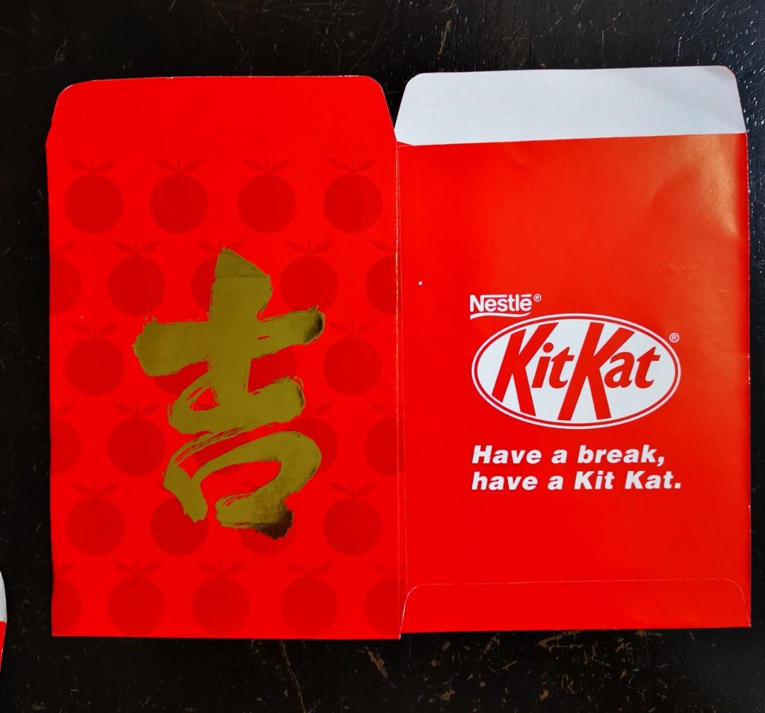 Kit Kat Vintage Ang Pow / Red packet /Sampul Duit Raya, Hobbies & Toys ...