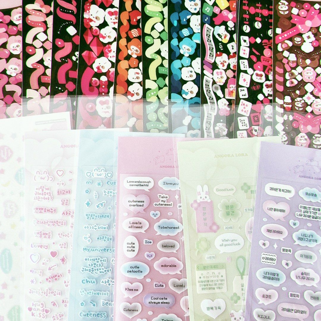 Korean Deco Stickers, Hobbies & Toys, Memorabilia & Collectibles, K ...