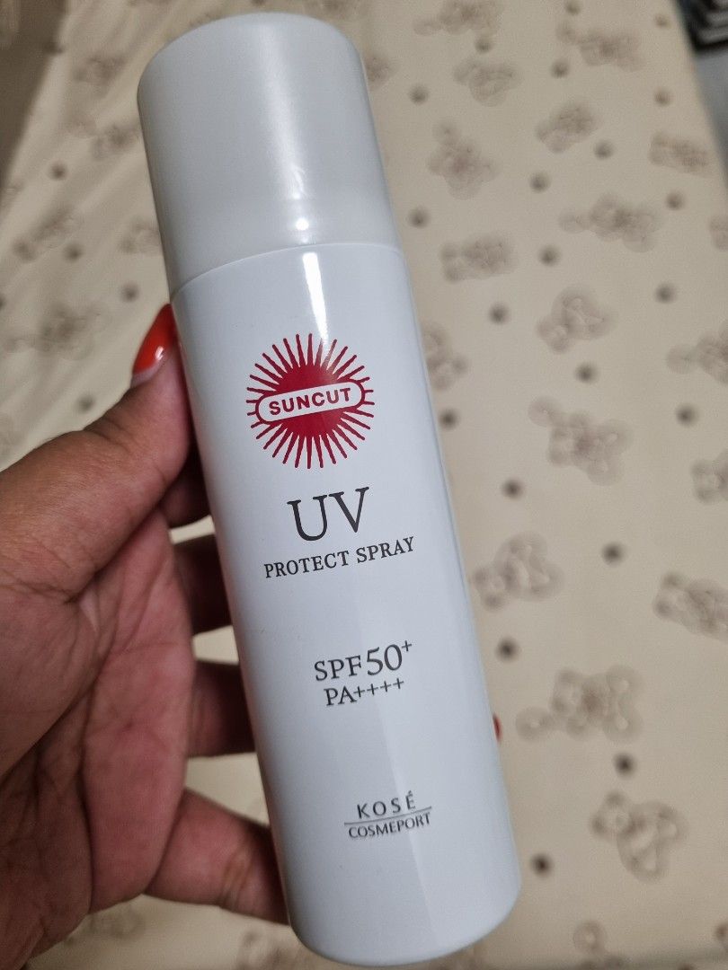 Kose Suncut Protect UV Spray SPF50+ 60g, Beauty & Personal Care, Face, Face Care on Carousell