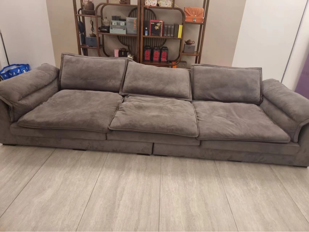 Large sofa 3.4m/1.2m/65cm, Furniture & Home Living, Furniture, Sofas on ...
