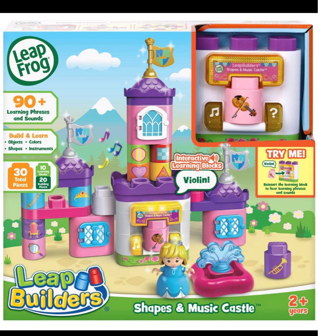 LeapFrog LeapBuilders Shapes and Music Castle Toy, Hobbies & Toys, Toys ...