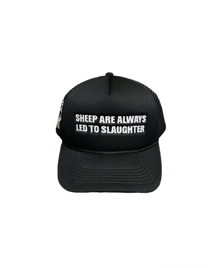 Led to Slaughter Trucker Hat, Men's Fashion, Watches & Accessories ...