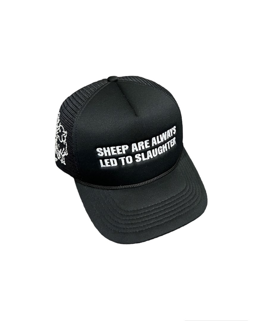 Led to Slaughter Trucker Hat, Men's Fashion, Watches & Accessories ...