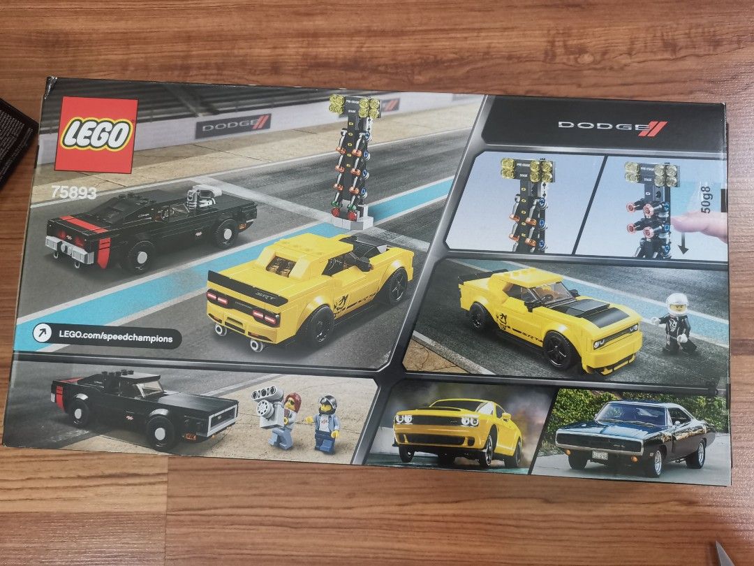 Lego 75893 - 2018 Dodge Challenger SRT Demon and 1970 Dodge Charger ...