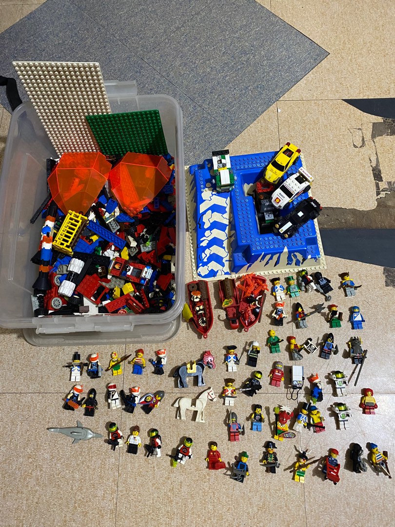 Lego random bricks and Mini figures, Hobbies & Toys, Toys & Games on ...