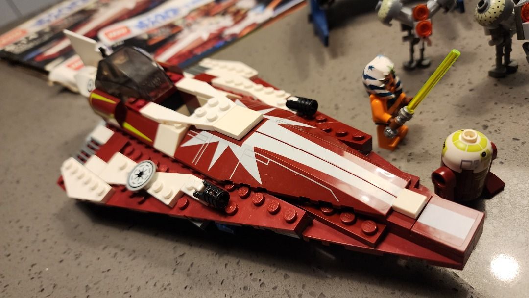 LEGO Star Wars Ahsoka's Starfighter and Vulture Droid (Lego 7751 ...