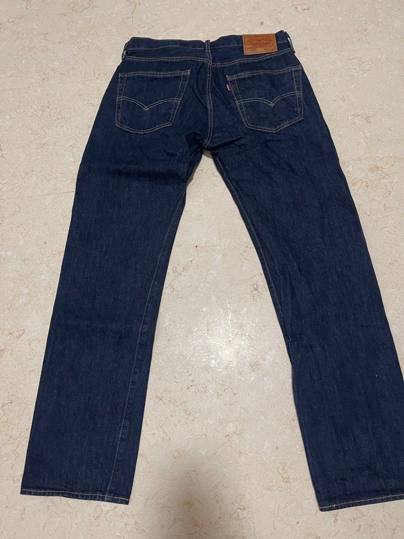 Levi Premium Dark blue Jeans, Men's Fashion, Bottoms, Jeans on Carousell
