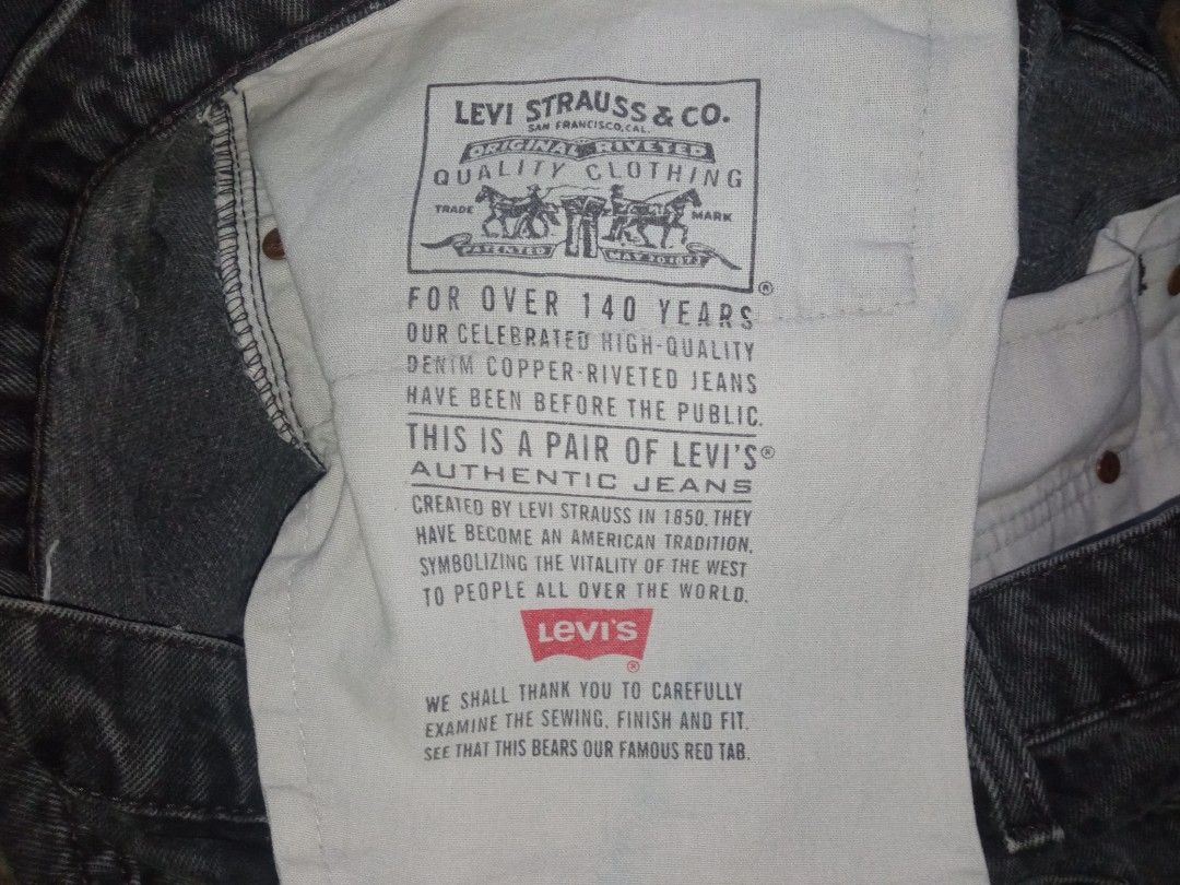 LEVI'S 550 RED TAB ACID WASH JEANS, Men's Fashion, Bottoms, Jeans on ...