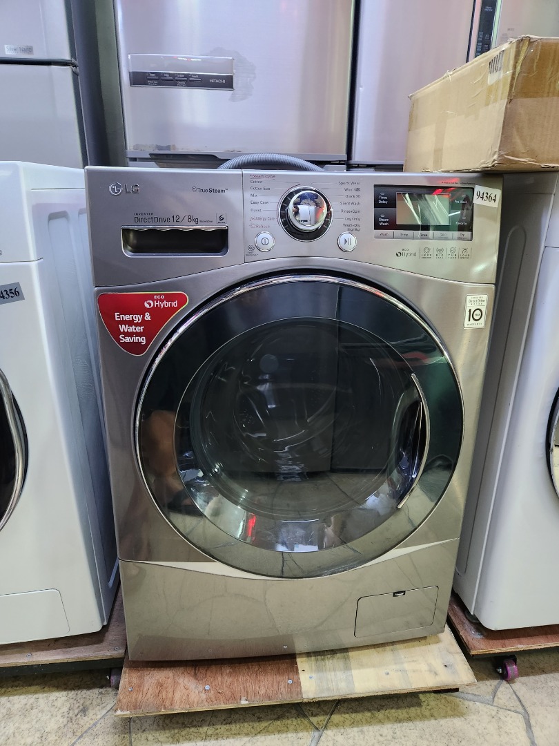 LG Washer & Dryer 12kg/8kg WD-1628RDS, TV & Home Appliances, Washing ...