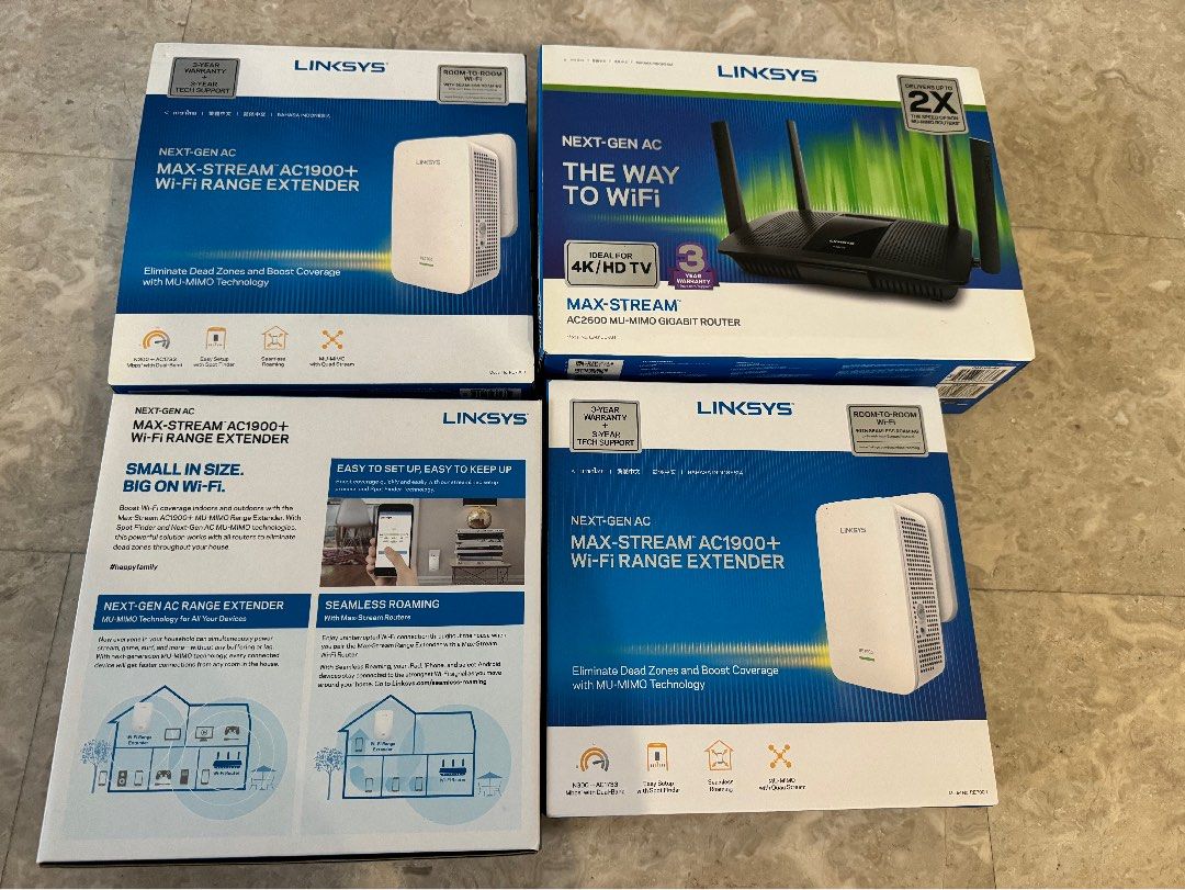 Linksys Router and Extenders, Computers & Tech, Parts & Accessories ...
