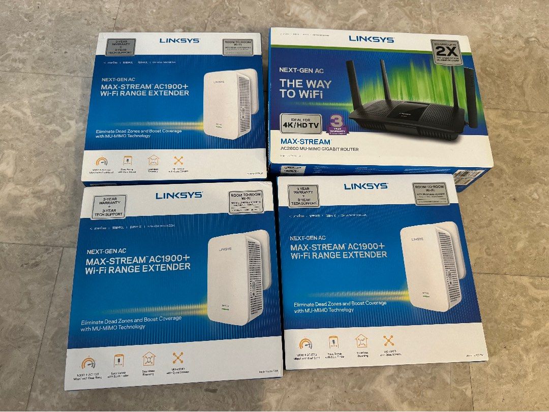 Linksys Router and Extenders, Computers & Tech, Parts & Accessories ...
