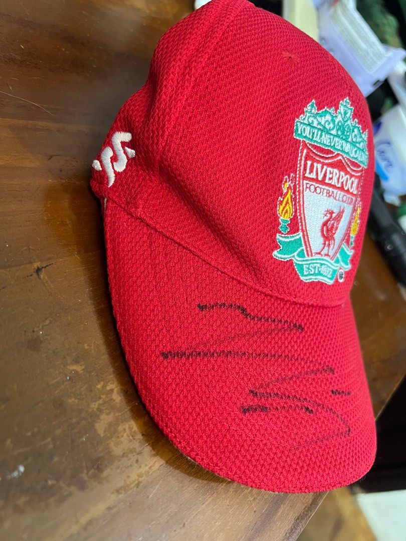 Liverpool FC cap signed by Mo Salah, Men's Fashion, Watches ...