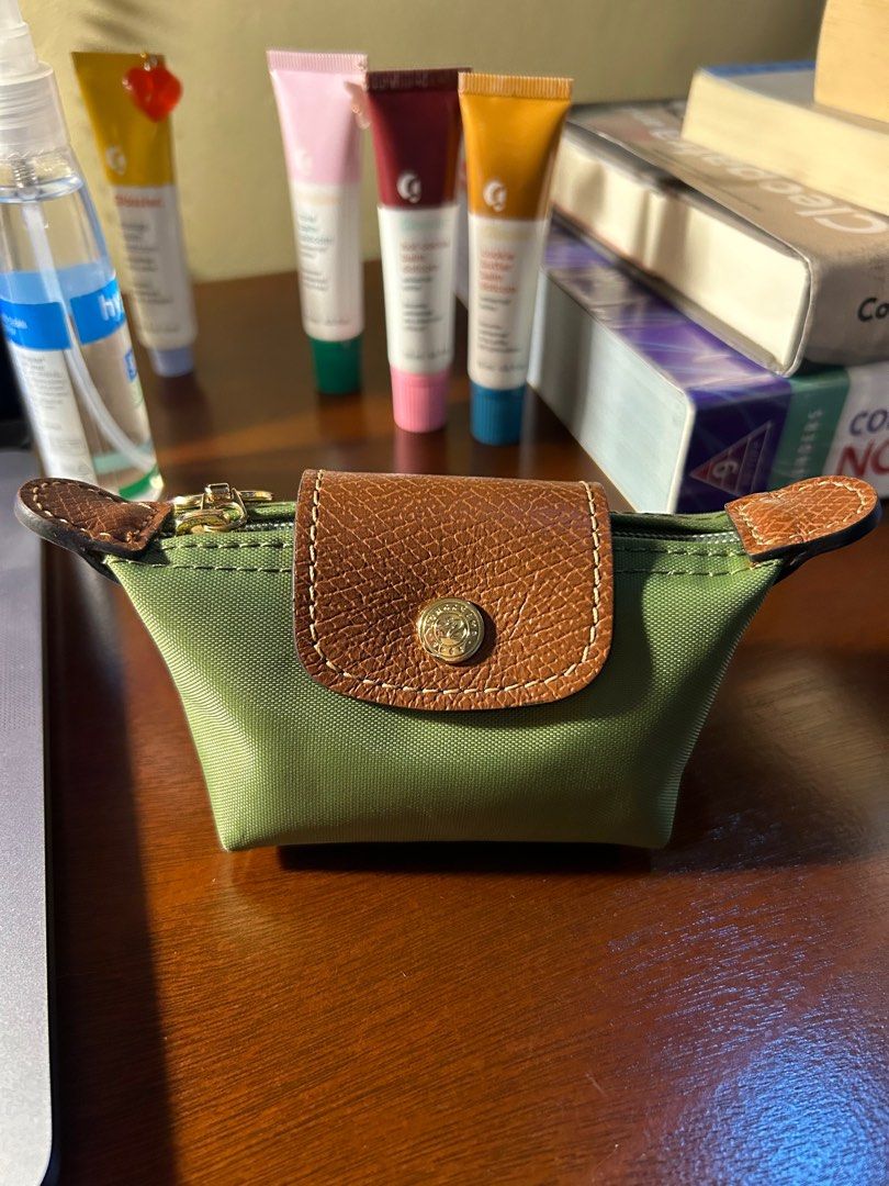 Longchamp Coin Purse in Lichen Color, Women's Fashion, Bags & Wallets ...