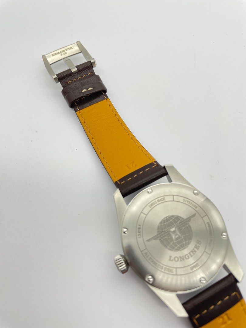 Longines Spirit 40mm Automatic Black Dial Watch L3.810.4.53.0, Men's ...